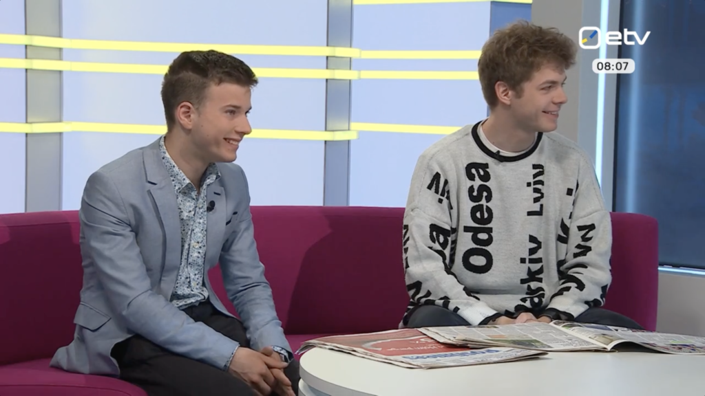 Heiti ja Andrei käisid Terevisioonis lehti lugemas - Avatud Vabariik